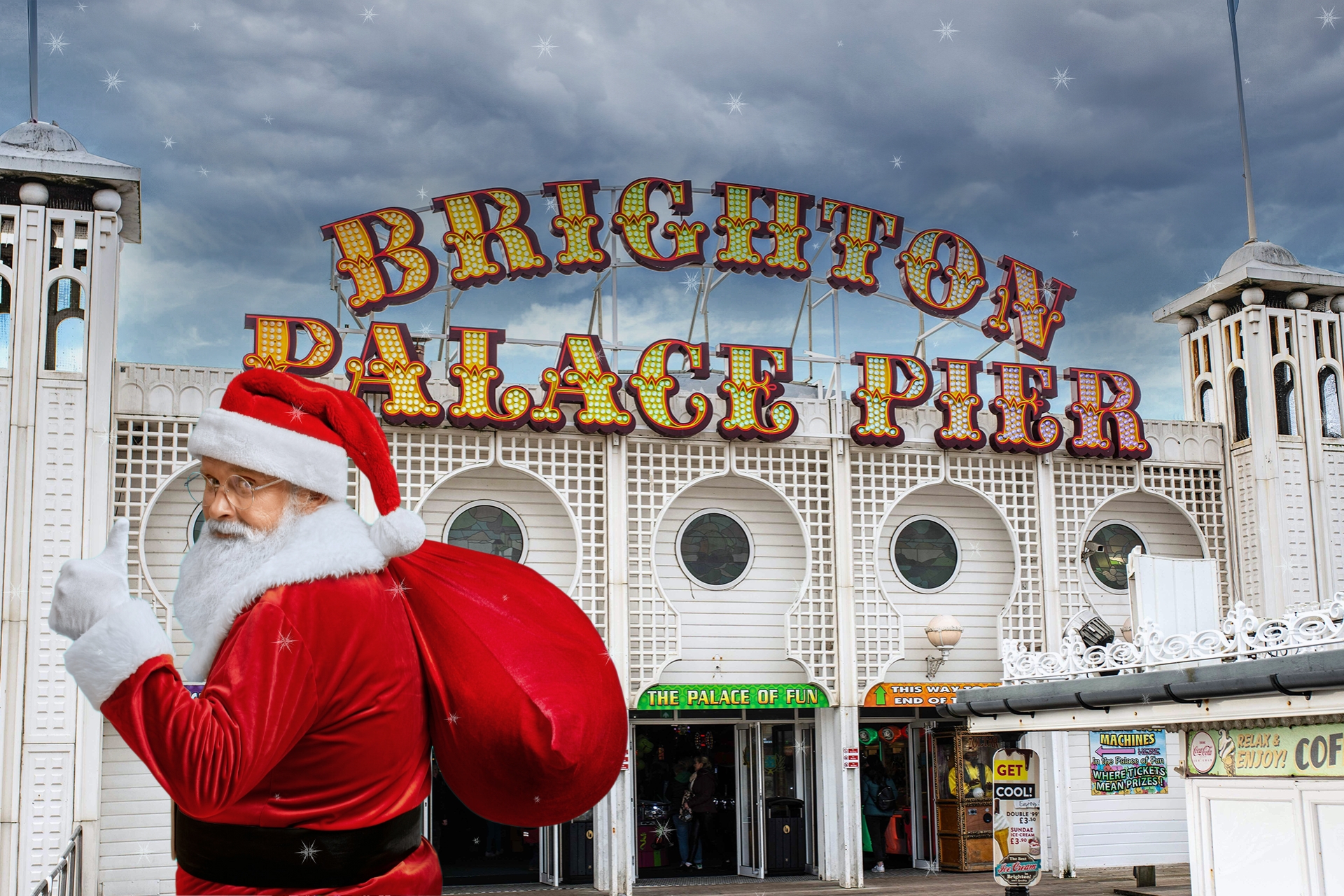 Meet Santa on Brighton Palace Pier!